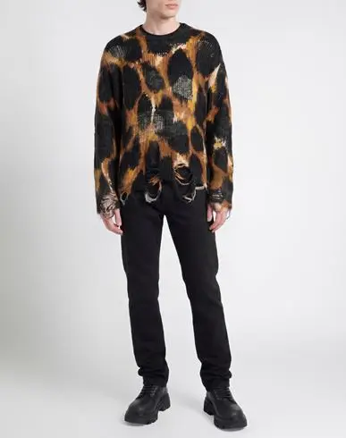 LANEUS Sweater Size Alpaca Wool, Polyamide