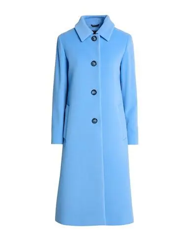 Cinzia Rocca Icons Coat Sky Size Wool, Polyamide, Cashmere - Blue