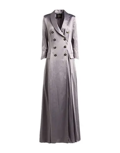 BABYLON Maxi Dress Size Polyester, Cotton, Elastane - Grey