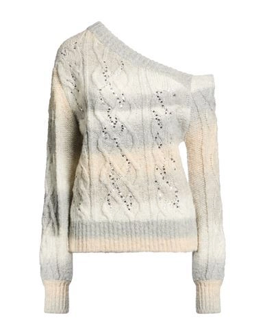 NO SECRETS Striped Sequined Sweater