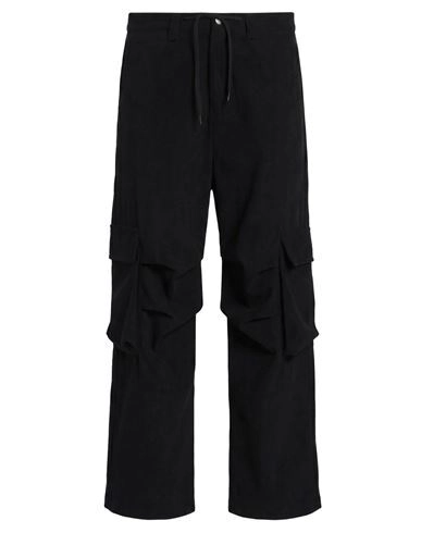DISCLAIMER Polyester Cargo Pants With Belt Loops - Black