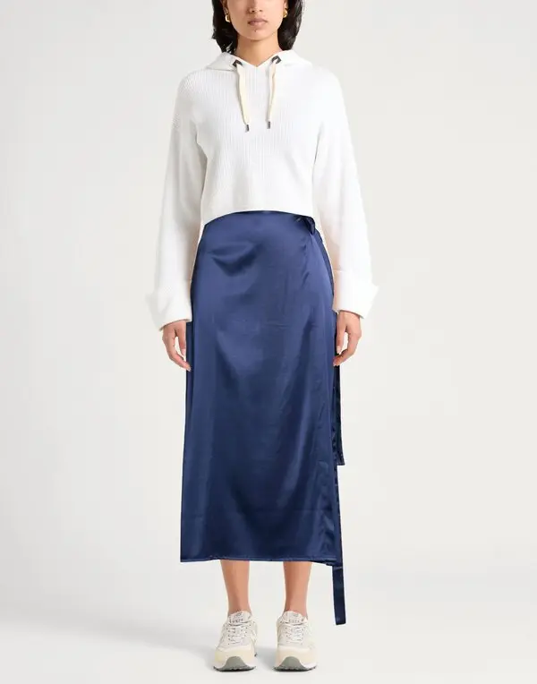 ROBERTO COLLINA Silk Maxi Skirt