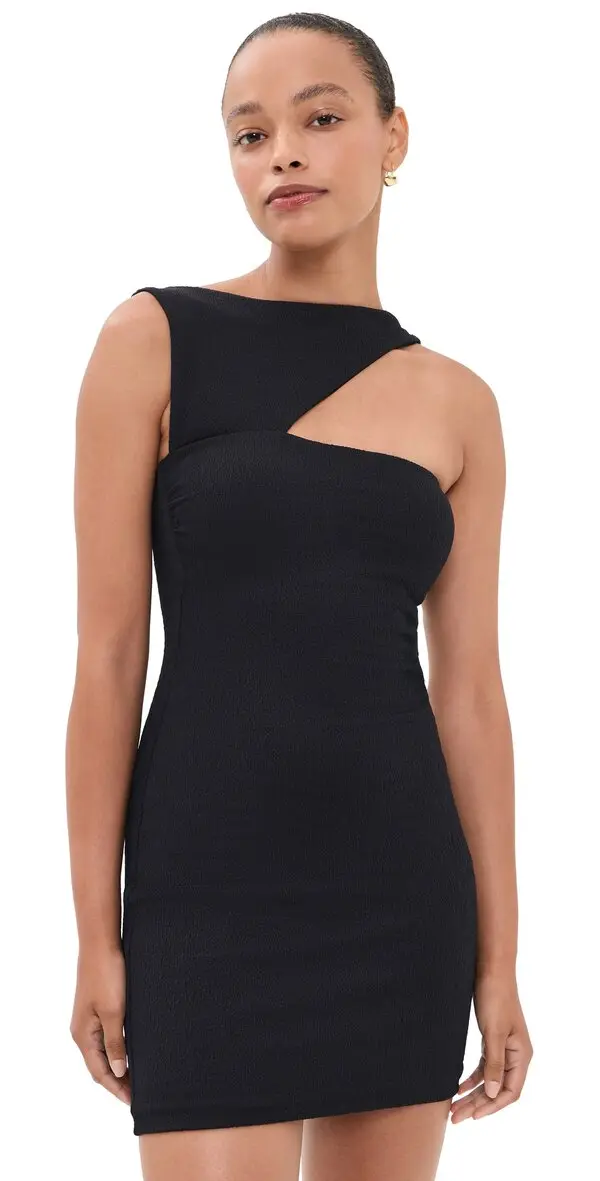 VIX PAULA HERMANNY Mia Mini Dress - Black