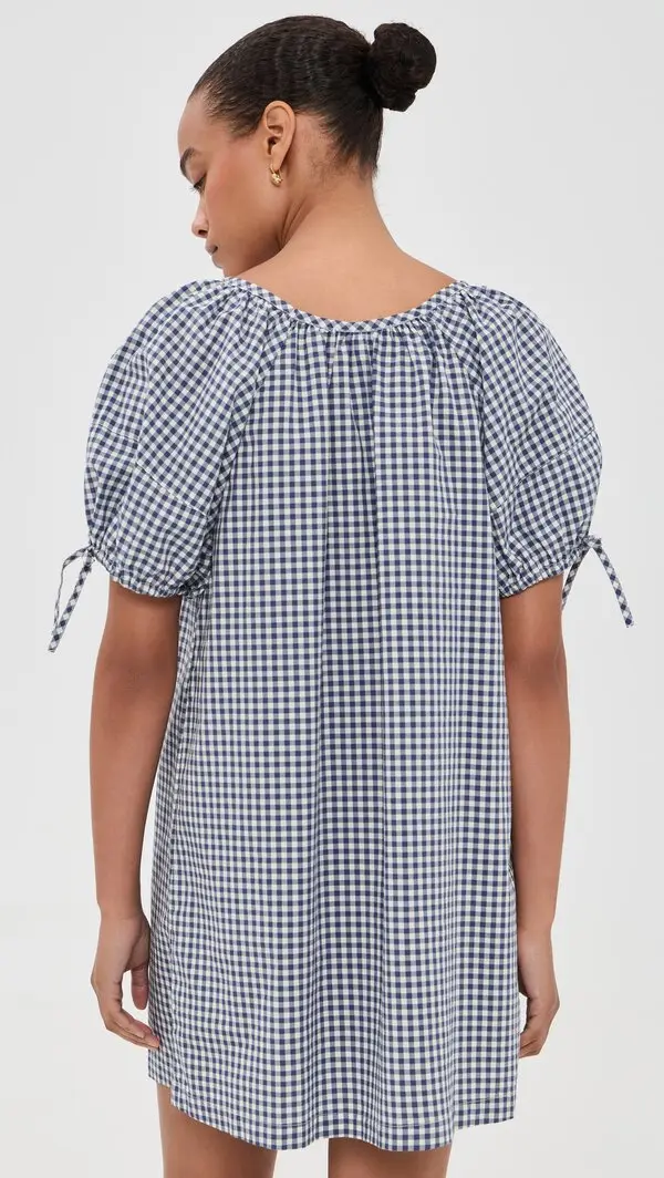 Marine Layer Poplin Gingham Mini Dress