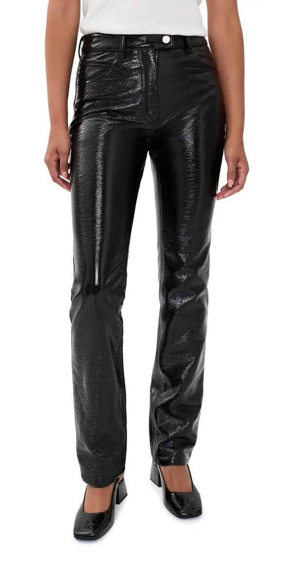 COURREGES Reedition 5-pocket Vinyl Pants