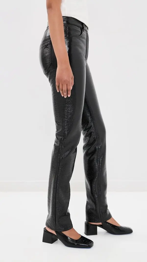 COURREGES Reedition 5-pocket Vinyl Pants