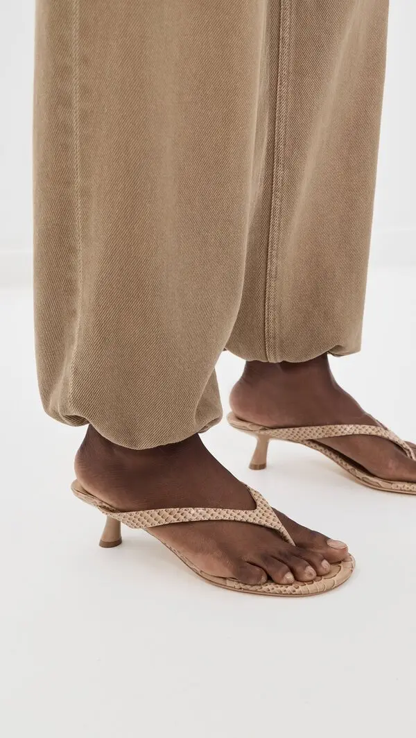 TONY BIANCO Krista Heeled Thong Sandals