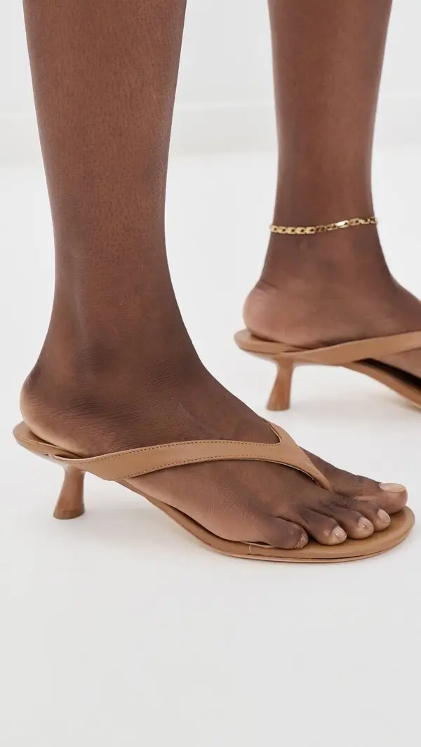 TONY BIANCO Krista Heeled Thong Sandals