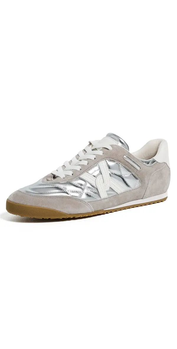 Veronica Beard Natalia Sneakers - Silver/grey