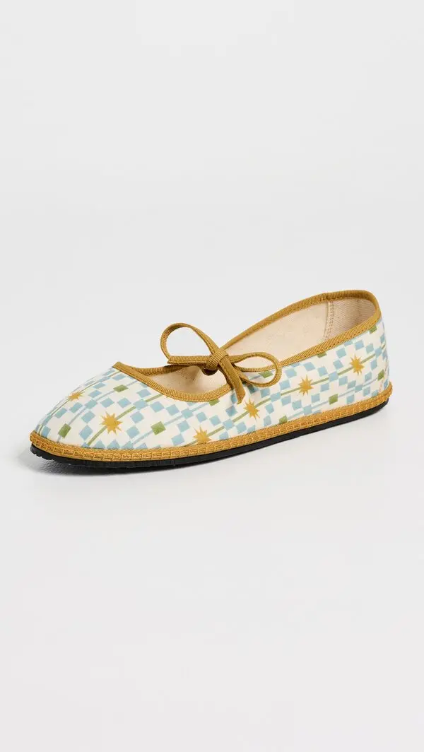 VIBI VENEZIA Brigitte Cotton Mary Janes