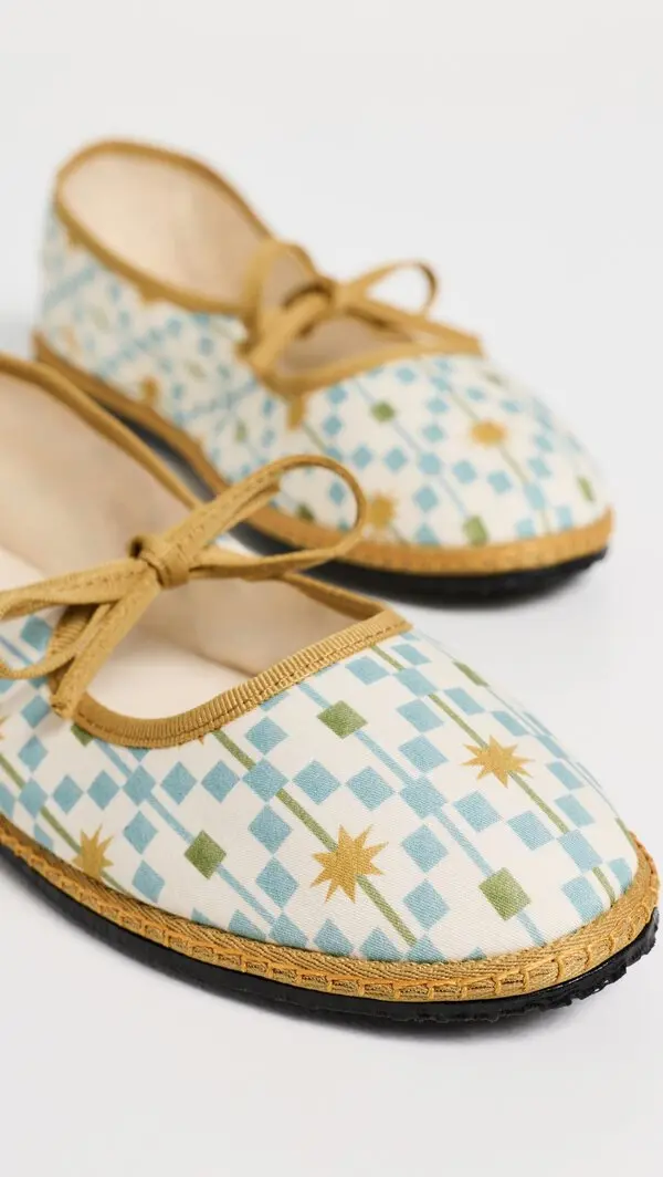 VIBI VENEZIA Brigitte Cotton Mary Janes