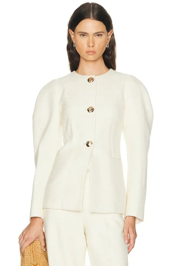 Gabriela Hearst Daelan Jacket In Silk And Virgin Wool