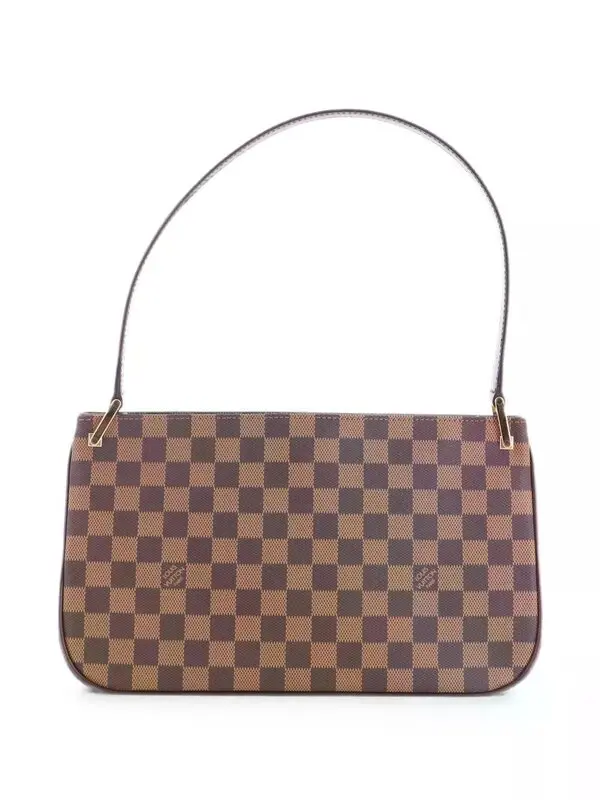 LOUIS VUITTON Damier Aubagne Shoulder Bag - Brown
