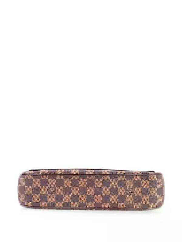 LOUIS VUITTON Damier Aubagne Shoulder Bag - Brown