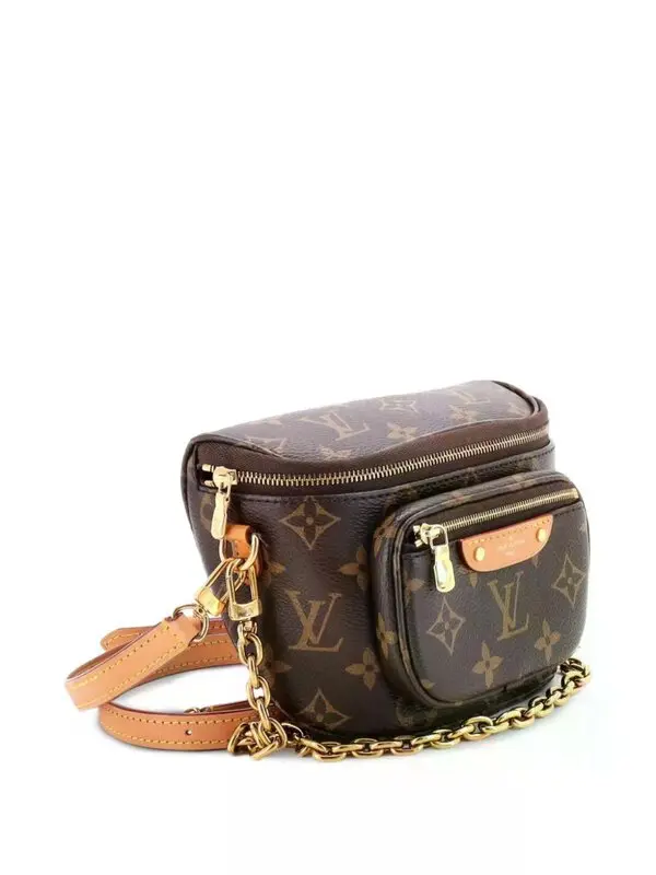 LOUIS VUITTON Monogram Canvas Mini Belt Bag - Brown