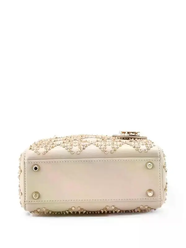 Dior Lady Chain Bag Mini Satchel - Neutrals