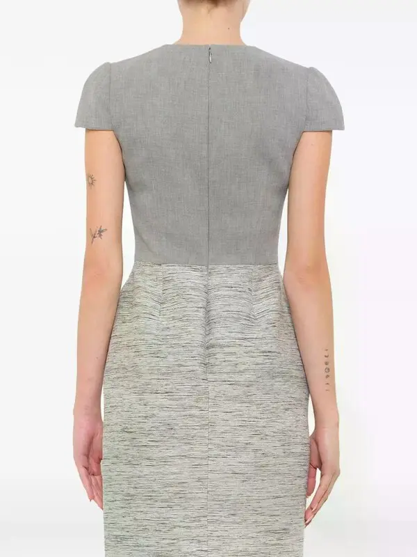 Alexander McQueen Cap-sleeve Pencil Dress