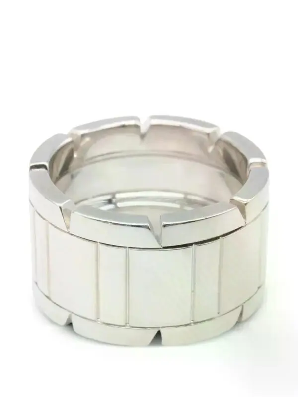 Cartier 2010s Tank Française Ring - Silver