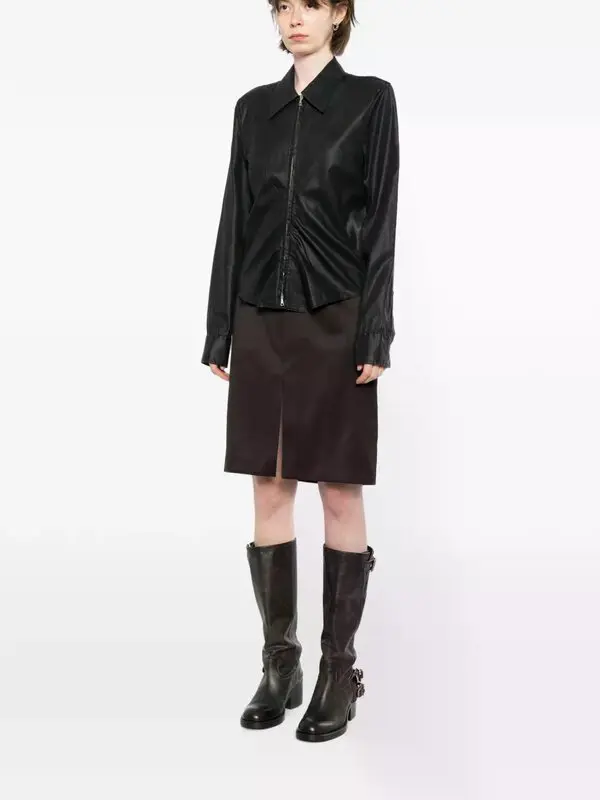 Our Legacy Coated Slim-fit Shirt