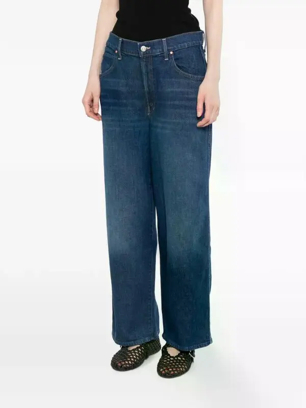 MOTHER Classic Wide-leg Jeans - Blue