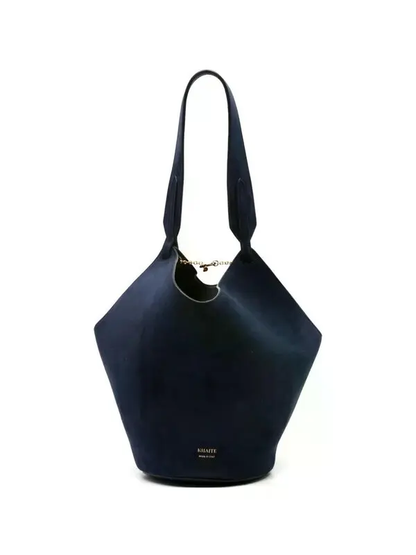 Khaite Mini Lotus Tote Bag - Blue