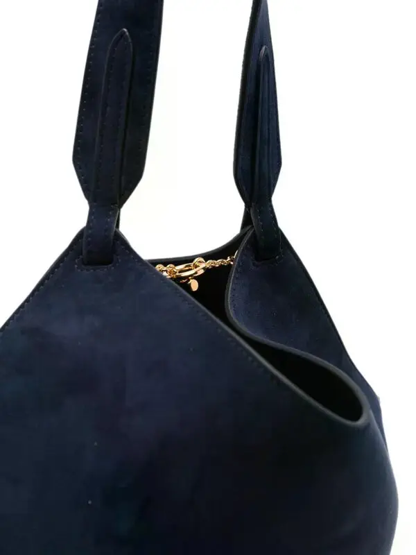 Khaite Mini Lotus Tote Bag - Blue