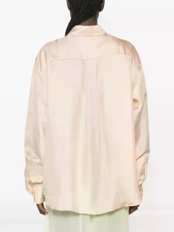PIERRE-LOUIS MASCIA Floral Print Silk Shirt