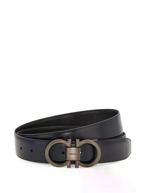 FERRAGAMO Reversible And Adjustable Gancini Belt
