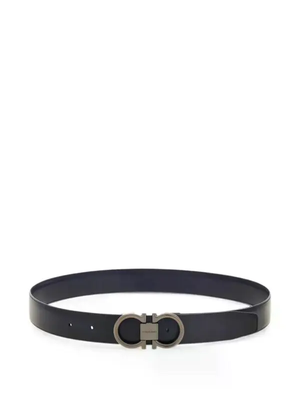 FERRAGAMO Reversible And Adjustable Gancini Belt