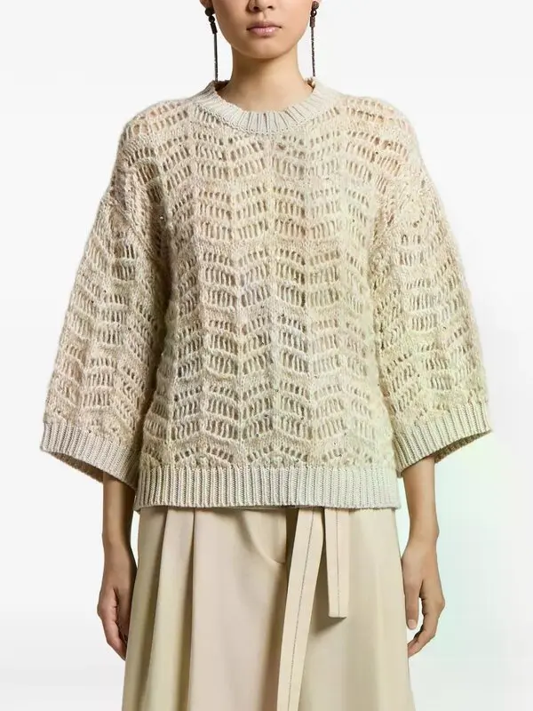 Peserico Open-knit Sweater