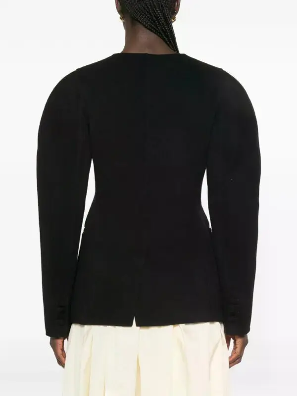 Gabriela Hearst Puff Sleeve Button-up Jacket