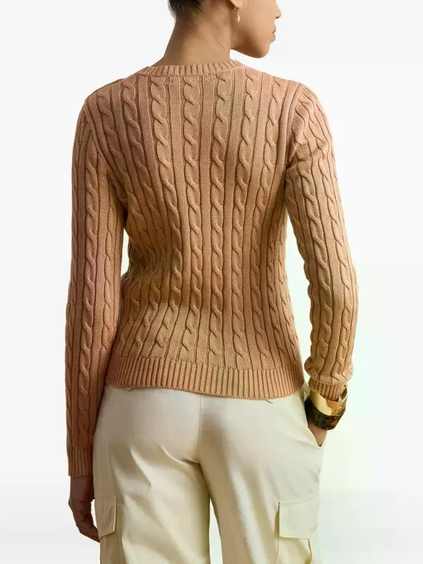 Ralph Lauren Cable-knit Button-trim Sweater