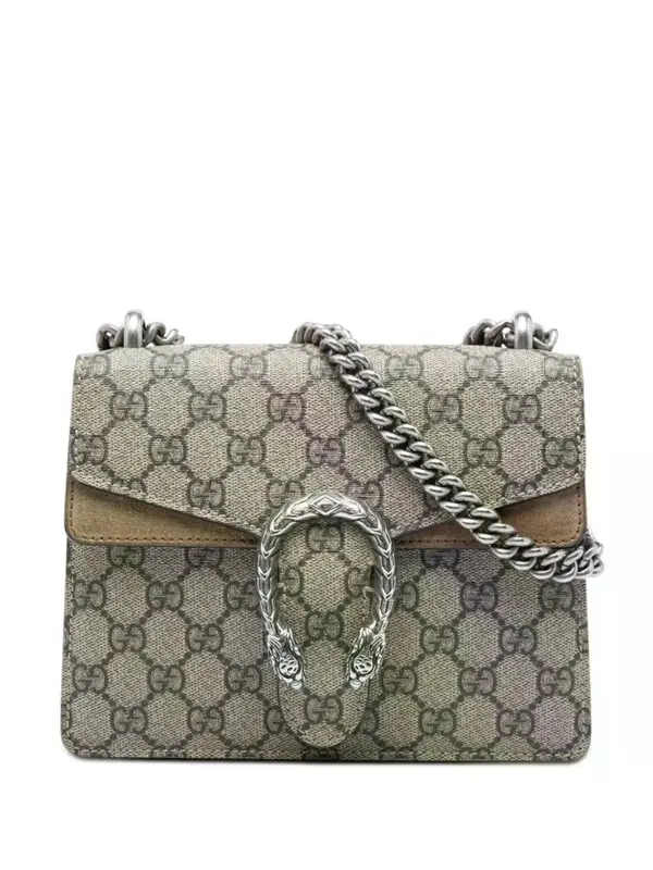 Gucci Gg Supreme Dionysus Crossbody Bag - Neutrals