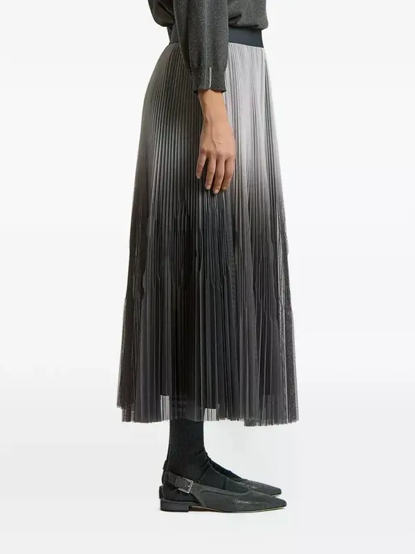 Peserico Pleated Midi Skirt