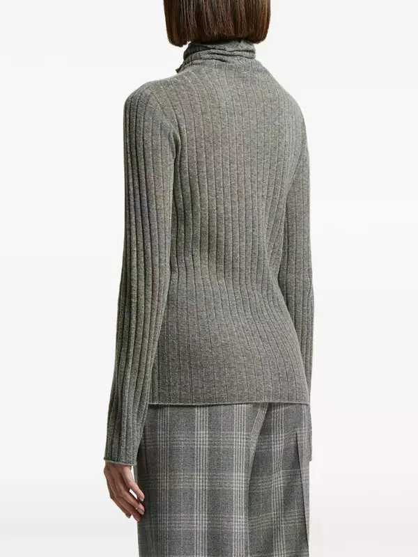 Peserico Ribbed Roll-neck Sweater