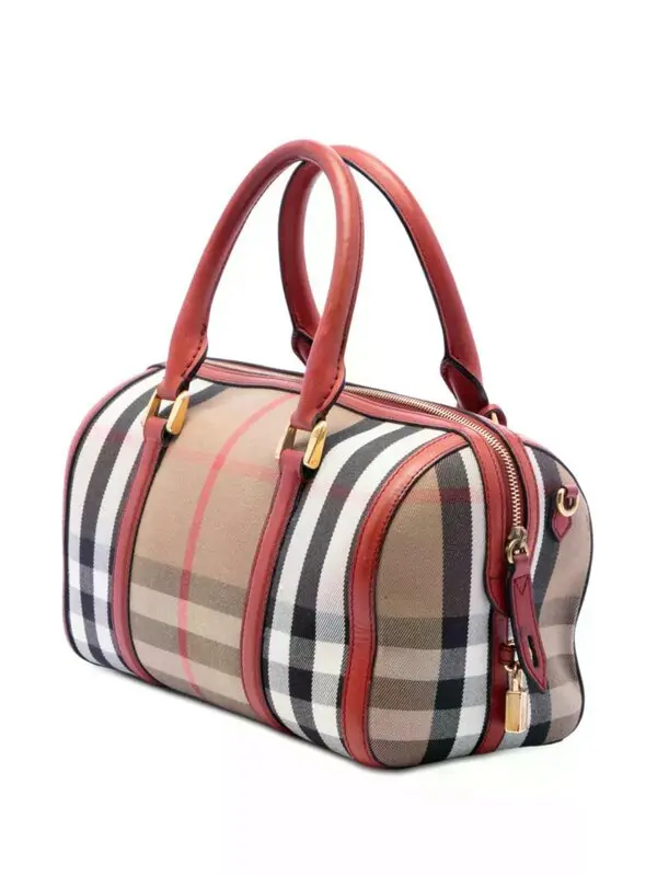 Burberry House Check Canvas Alchester Satchel