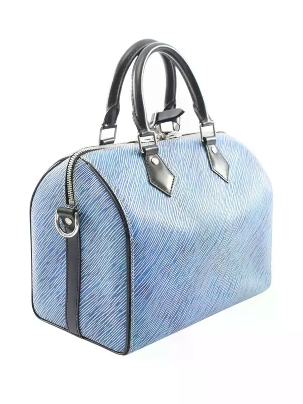 LOUIS VUITTON Epi Denim Speedy Bandouliere 25 Satchel - Blue