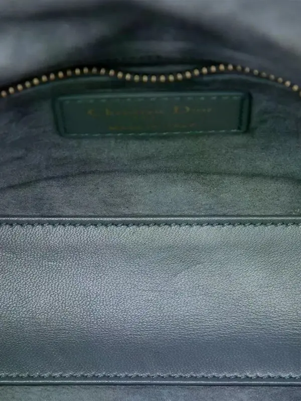 Dior Beaded Lambskin Leather Satchel