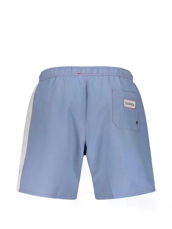 Iceberg Logo-print Swim Shorts