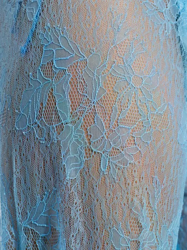 Oseree Lace-patterned Drawstring Trousers