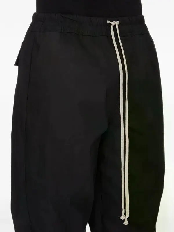 Rick Owens Dietrich Drawstring Waist Trousers - Black