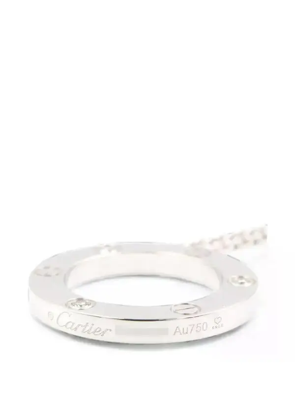 Cartier 2010s Love Circle Diamond Necklace