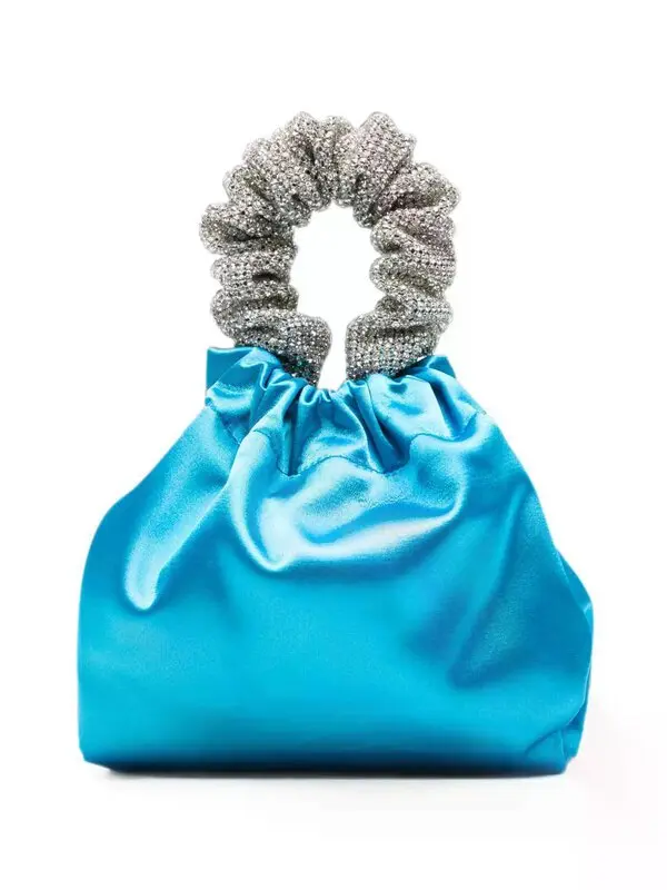 TWENTY FOURHAITCH Anaan Crystal-embellished Clutch Bag - Blue
