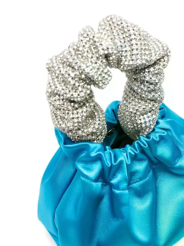 TWENTY FOURHAITCH Crystal-embellished Clutch Bag