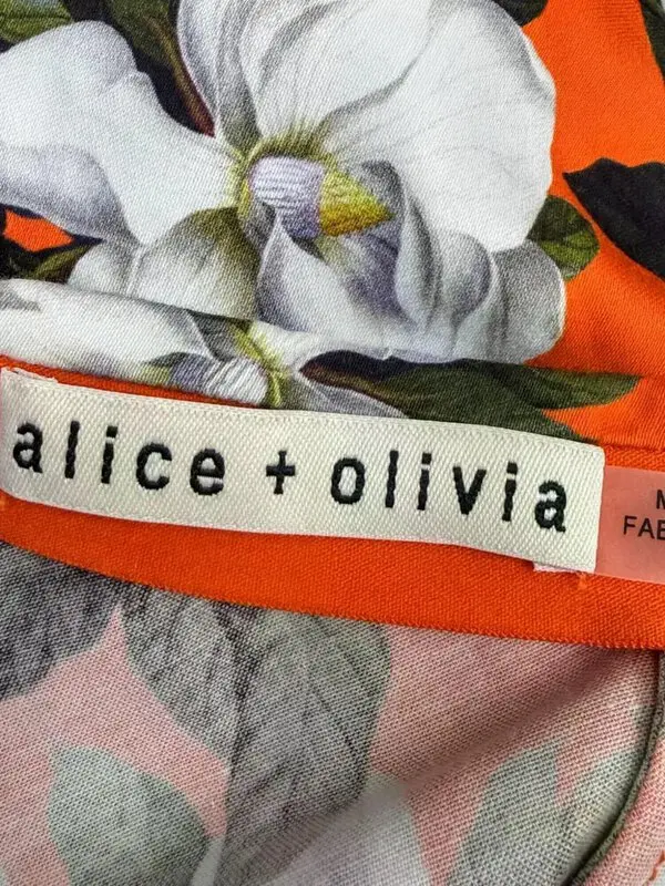 Alice + Olivia Stephine Floral-print Skirt