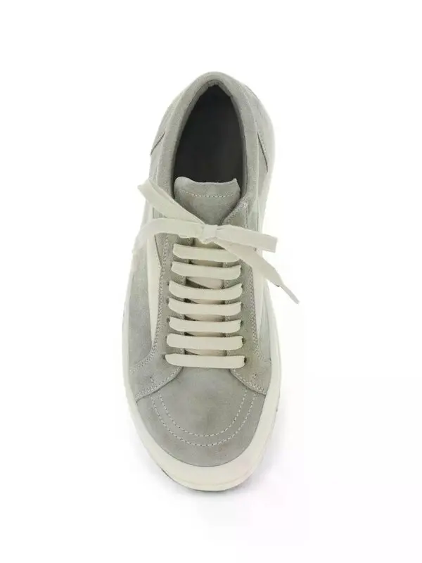 Rick Owens Suede Low-top Sneakers