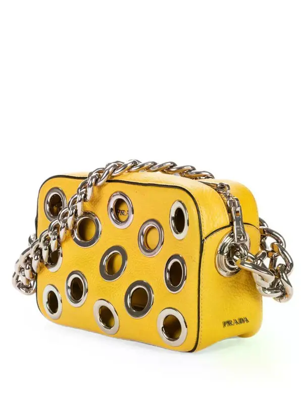 Prada Grommet Shoulder Bag