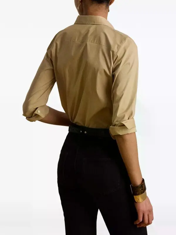 Ralph Lauren Embroidered Logo-plaque Shirt