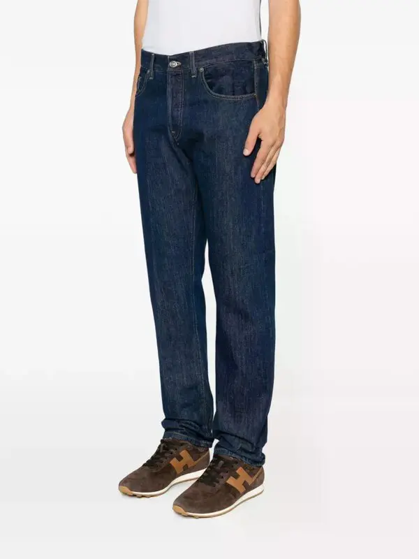 DONDUP Logo Plaque Straight-leg Jeans