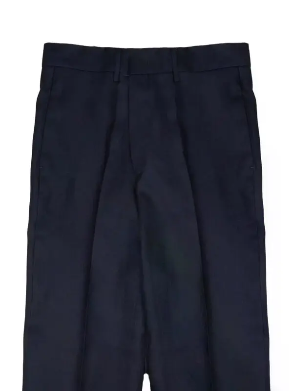 Tagliatore Pleated Linen Trousers